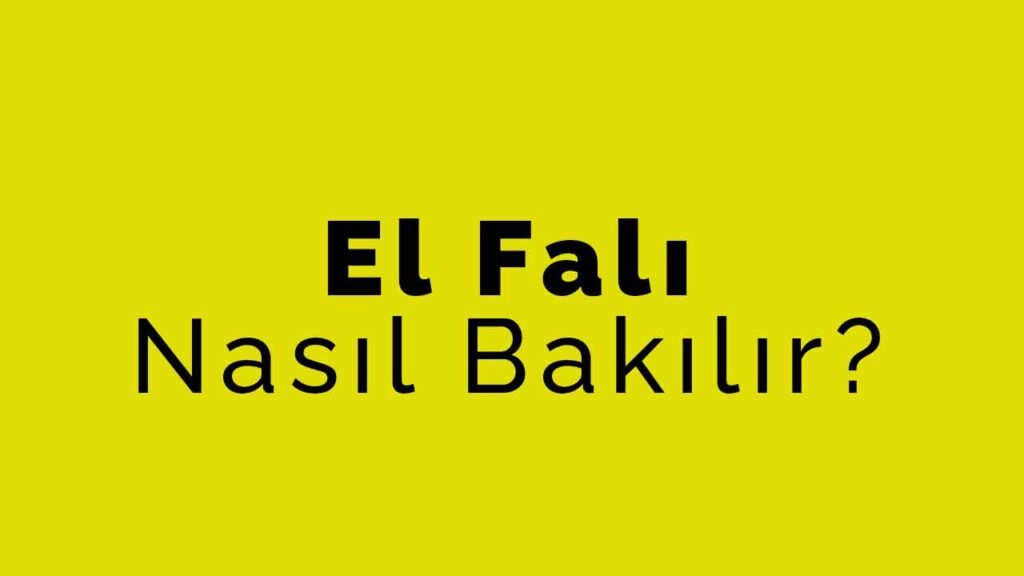 El Falı Nasıl Bakılır? El Falı Bak! – 1001Ruya